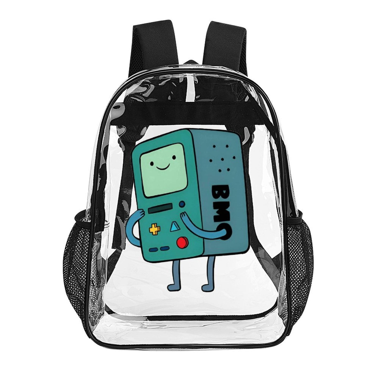 17In Adventure Cartoon Time (34) Clear Backpack Heavy Duty Large ...