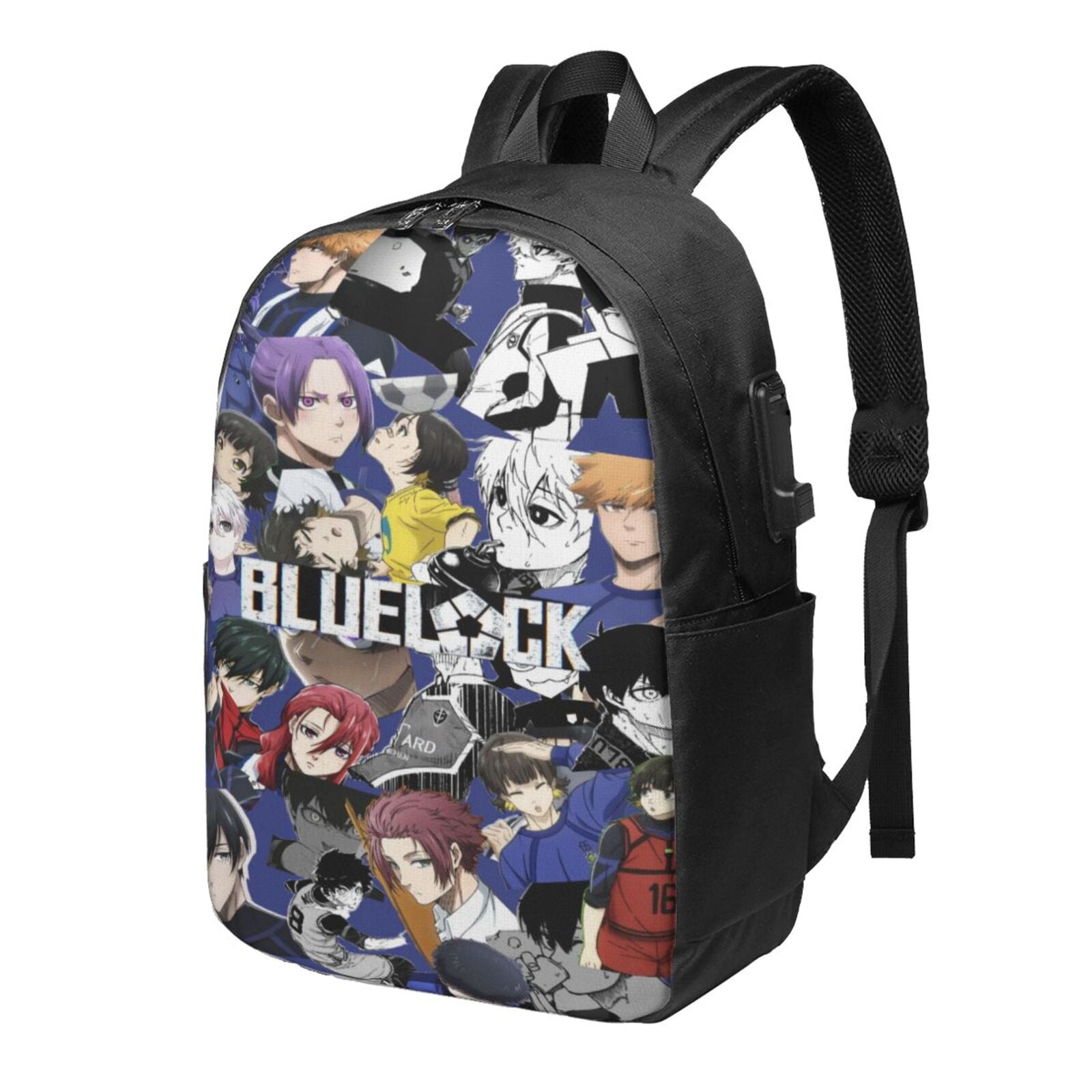 17In BLUE Ball LOC-,K Travel Laptop Backpack Large Business Backpack ...