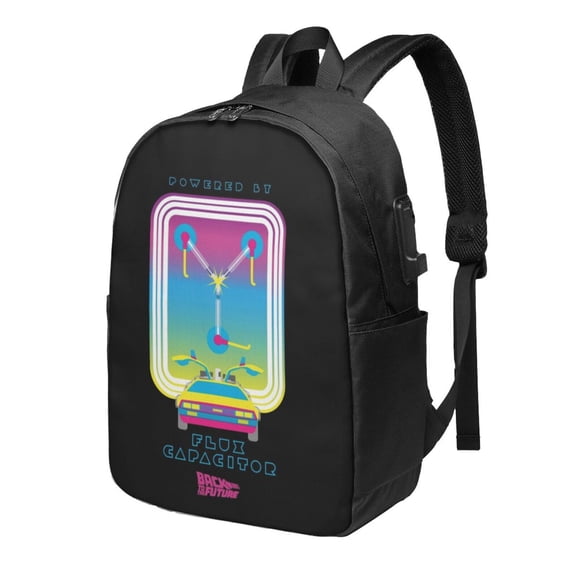 17In Back T0 Movie Future Travel Laptop Backpack Large Business ...