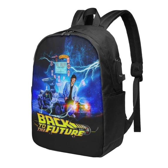 17In Back T0 Movie Future Travel Laptop Backpack Large Business ...