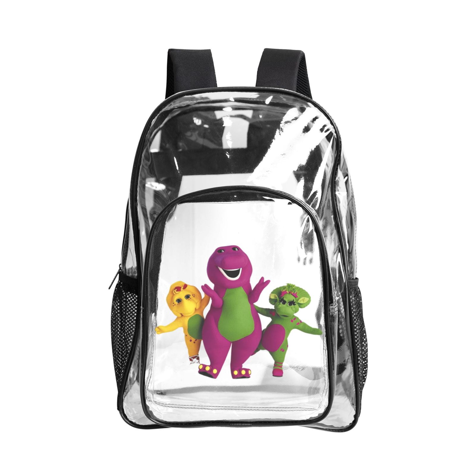17In Barney Dinosaur Friends (6) Clear Backpack Front Poket Heavy Duty ...