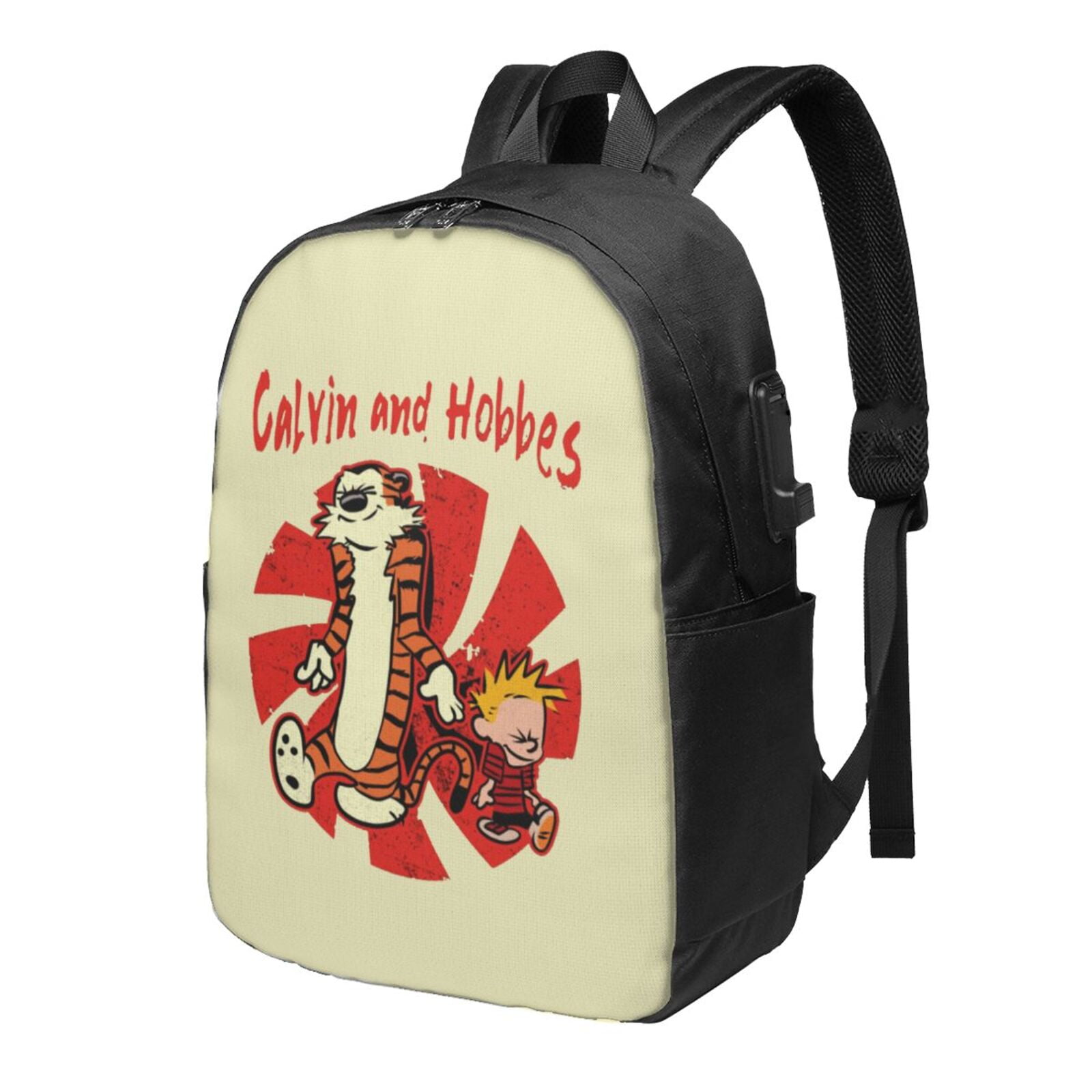 17In Calvin and Hobbe Travel Laptop Backpack Large Business Backpack ...