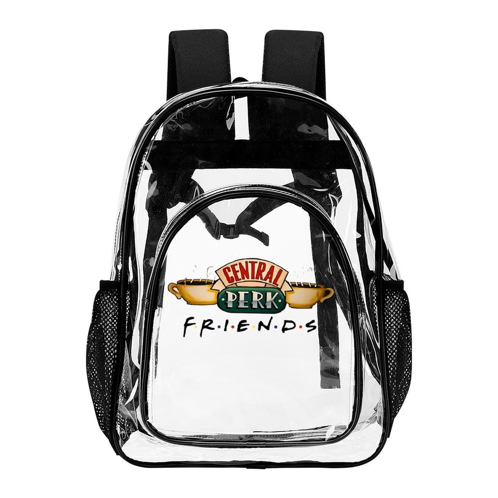 17In Friend TV Show (10) Clear Backpack with Front Pocket Heavy Duty ...