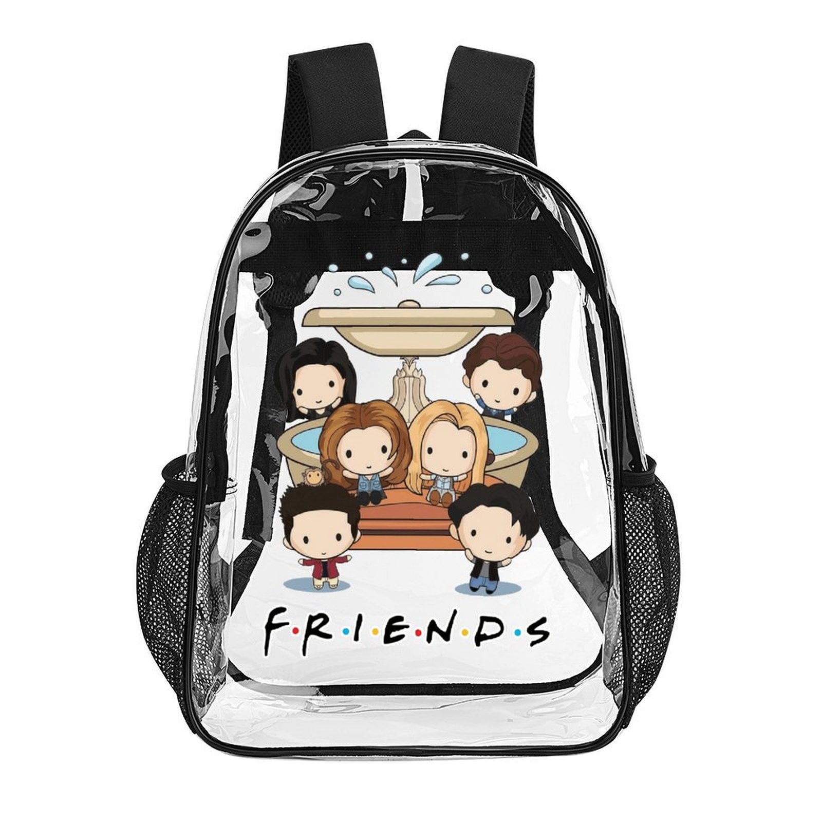 17In Friend TV Show (9) Clear Backpack Heavy Duty Large Capacity PVC ...
