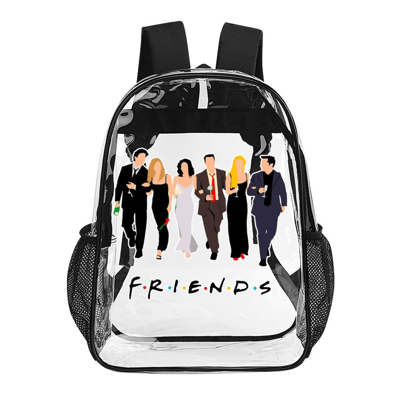 17In Friends Tv Show Clear Backpack Heavy Duty Large Capacity PVC ...