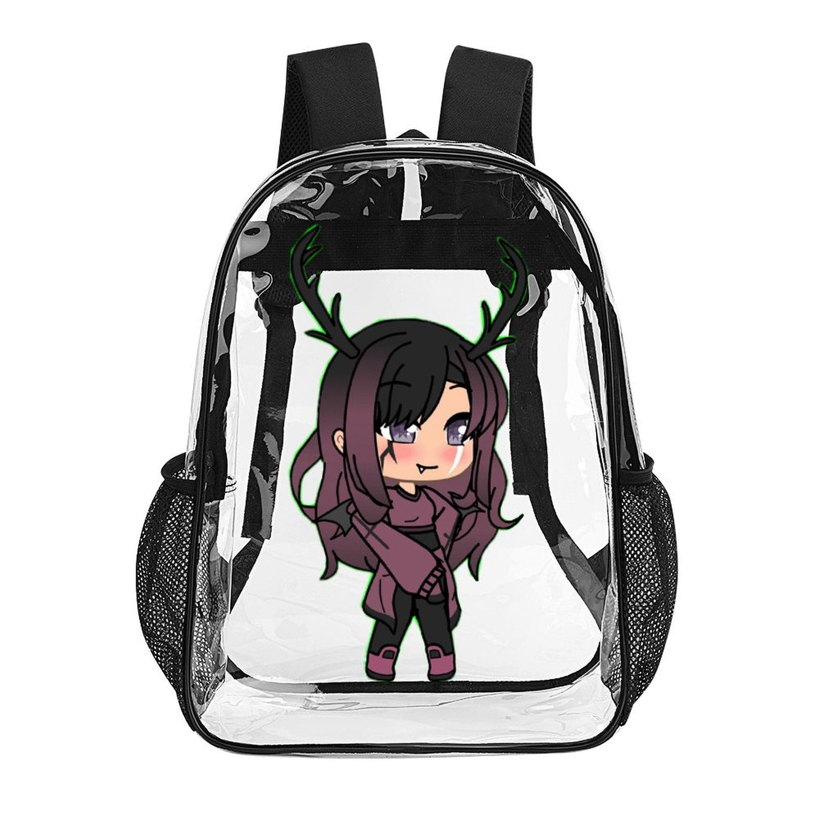 17In Gacha Life Clear Backpack Transparent Backpack Waterproof Heavy ...