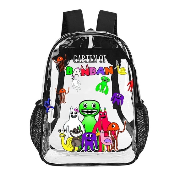 17In Garden Monster Animal Banban (9) Clear Backpack Heavy Duty Large ...