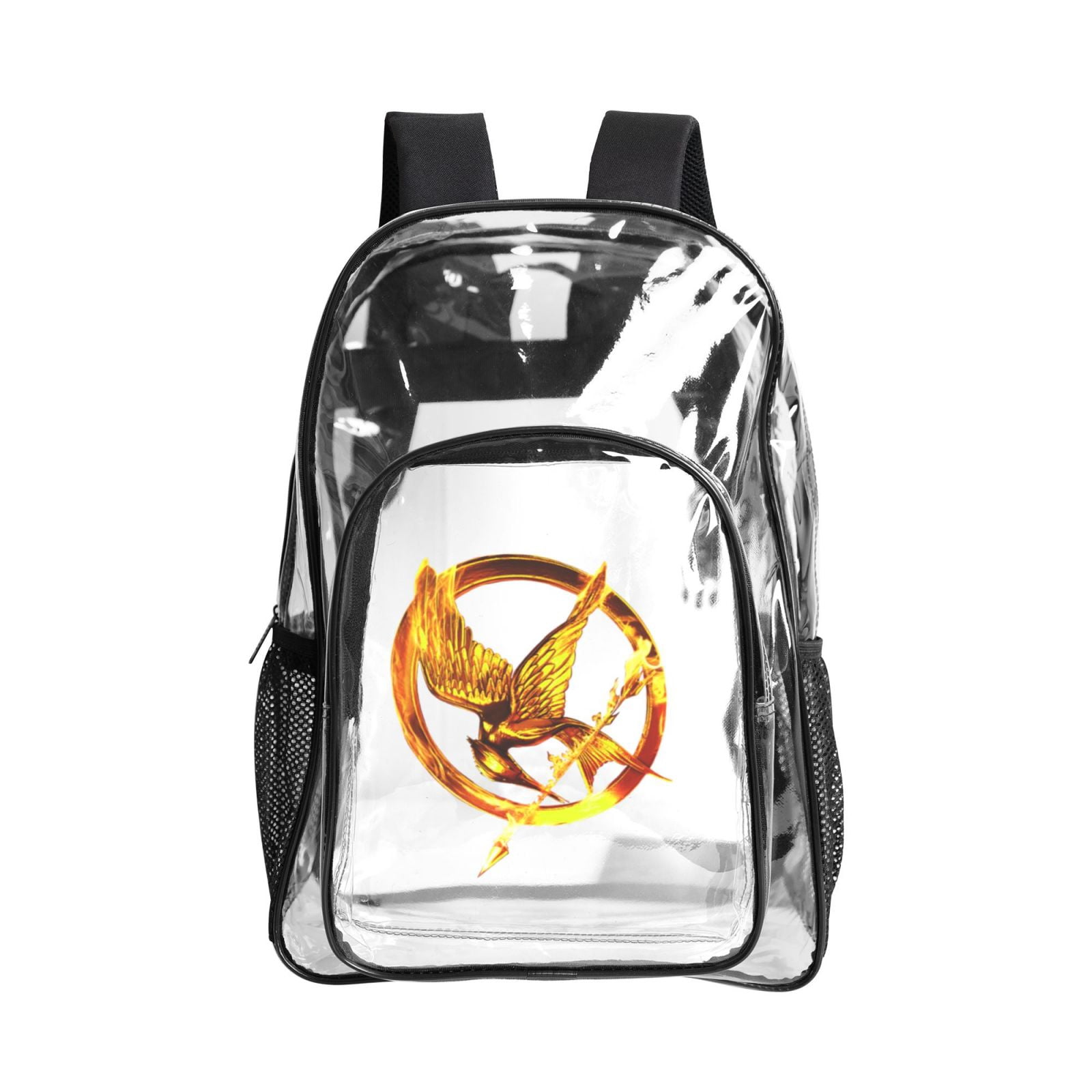 17In Hunger Movie Game (2) Clear Backpack Front Poket Heavy Duty PVC ...