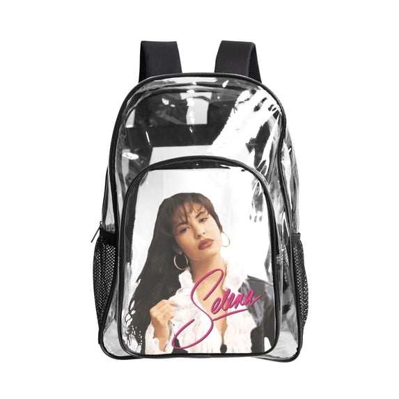 17In Selena Singer Quinta-Nill (2) Clear Backpack Front Poket Heavy ...