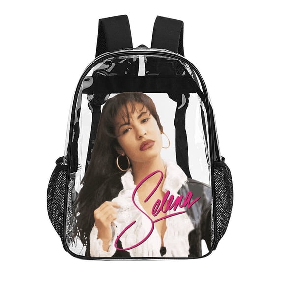 17In Selena Singer Quinta-Nill (2) Clear Backpack Heavy Duty Large ...
