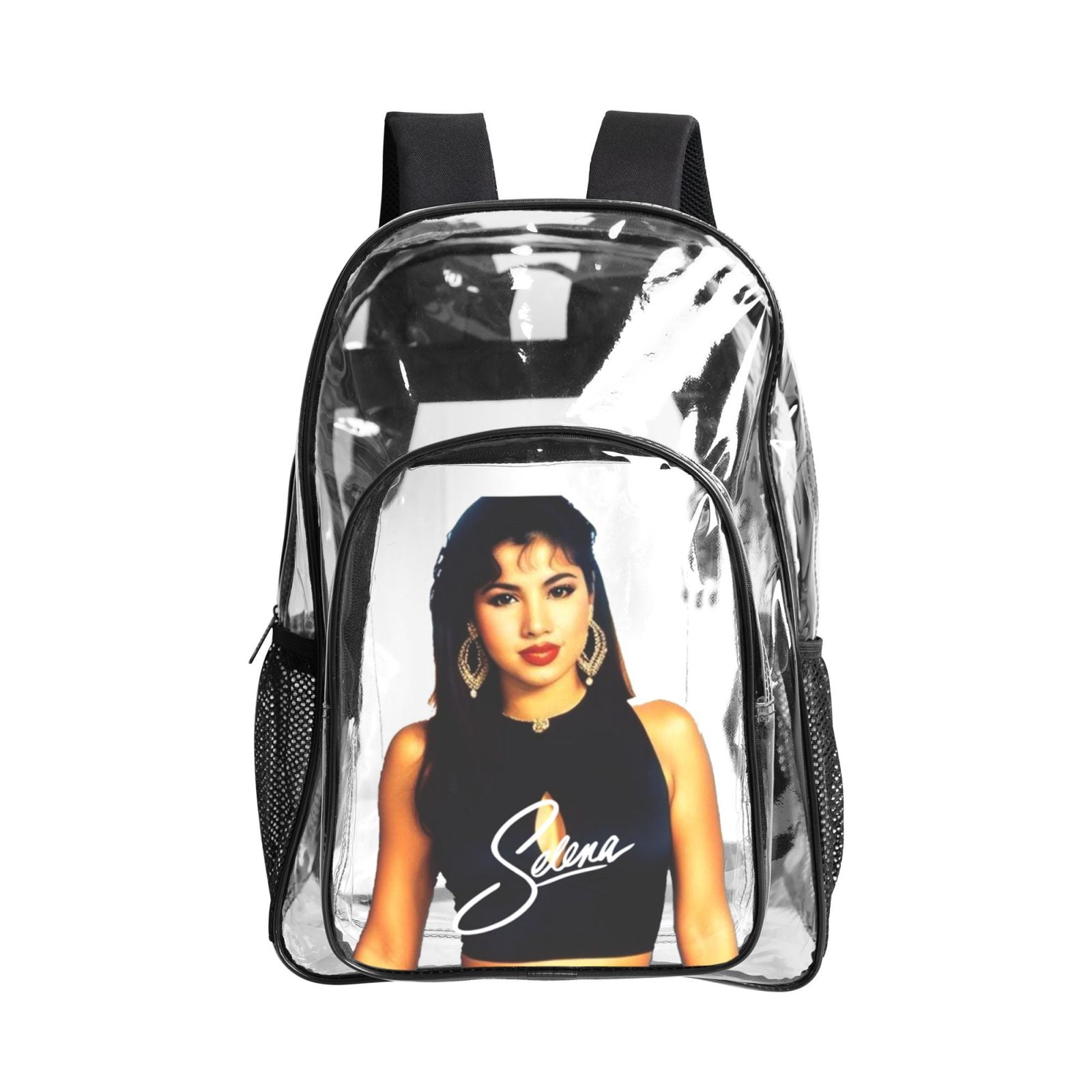 17In Selena Singer Quinta-Nill (6) Clear Backpack Front Poket Heavy ...