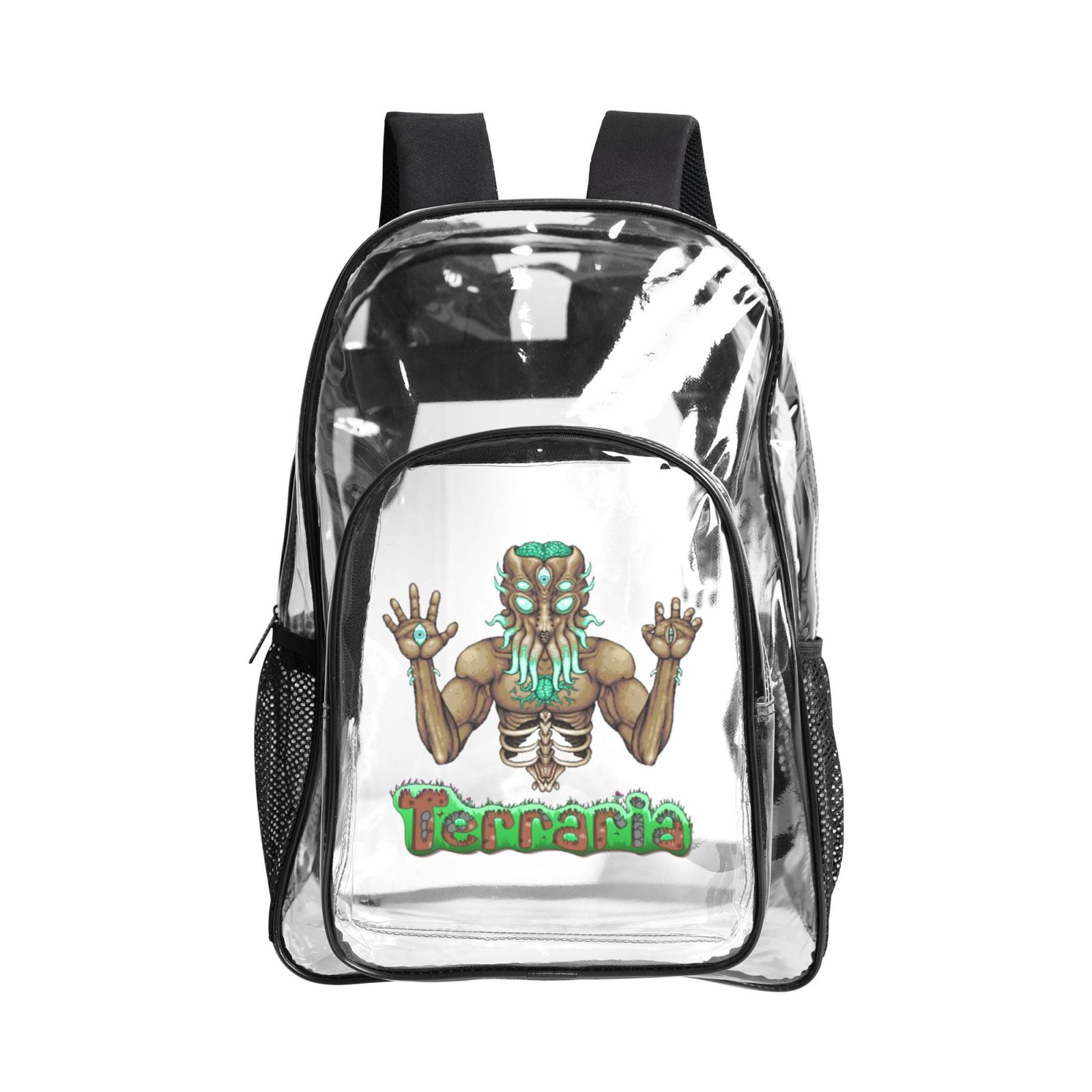 17In Terra-Ria0 Game (1) Clear Backpack Front Poket Heavy Duty PVC ...