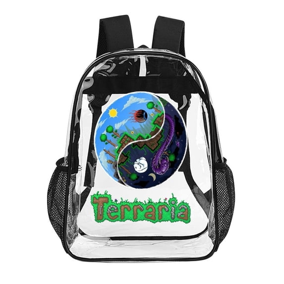 17In Terra-Ria0 Game (4) Clear Backpack Heavy Duty Large Capacity PVC ...