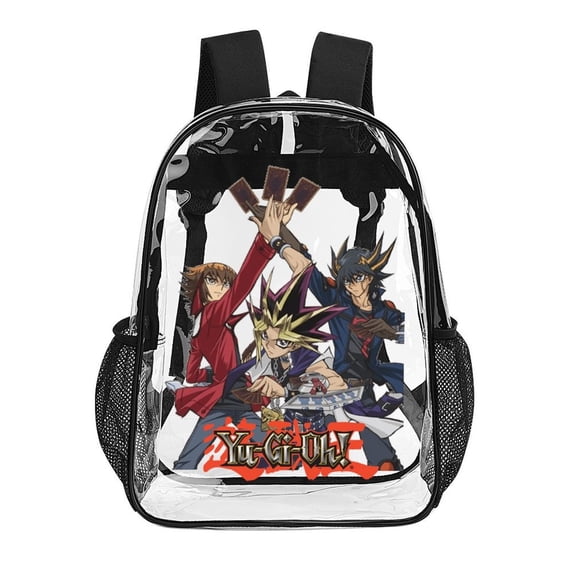 17In Yu Card Gi 0h (24) Clear Backpack Heavy Duty Large Capacity PVC ...