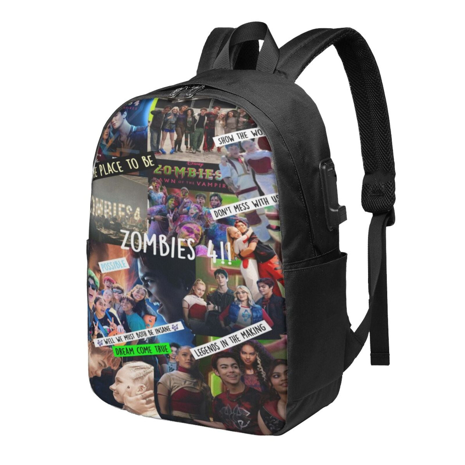 17In Zombies 4 Travel Laptop Backpack Large Business Backpack with U-SB ...