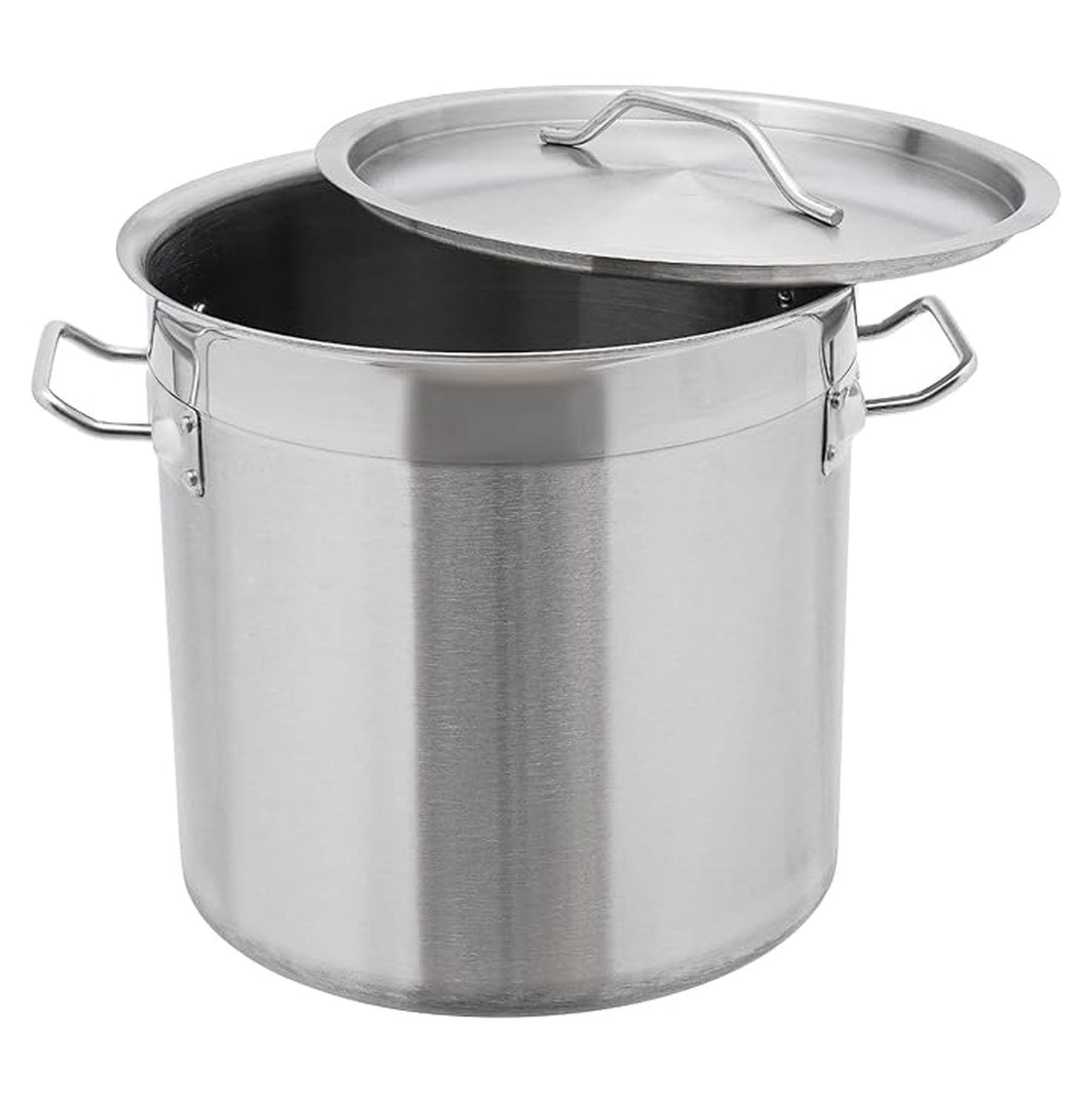 17L/17.9Qt Large Stock Pot with Lid, Free Stainless Steel Cookware ...