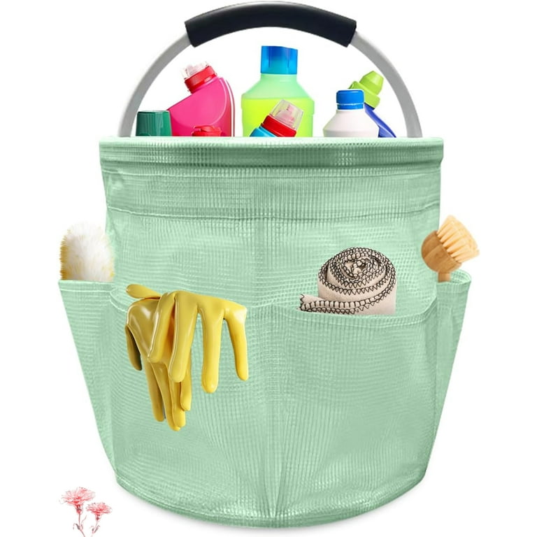 green cleaning caddy