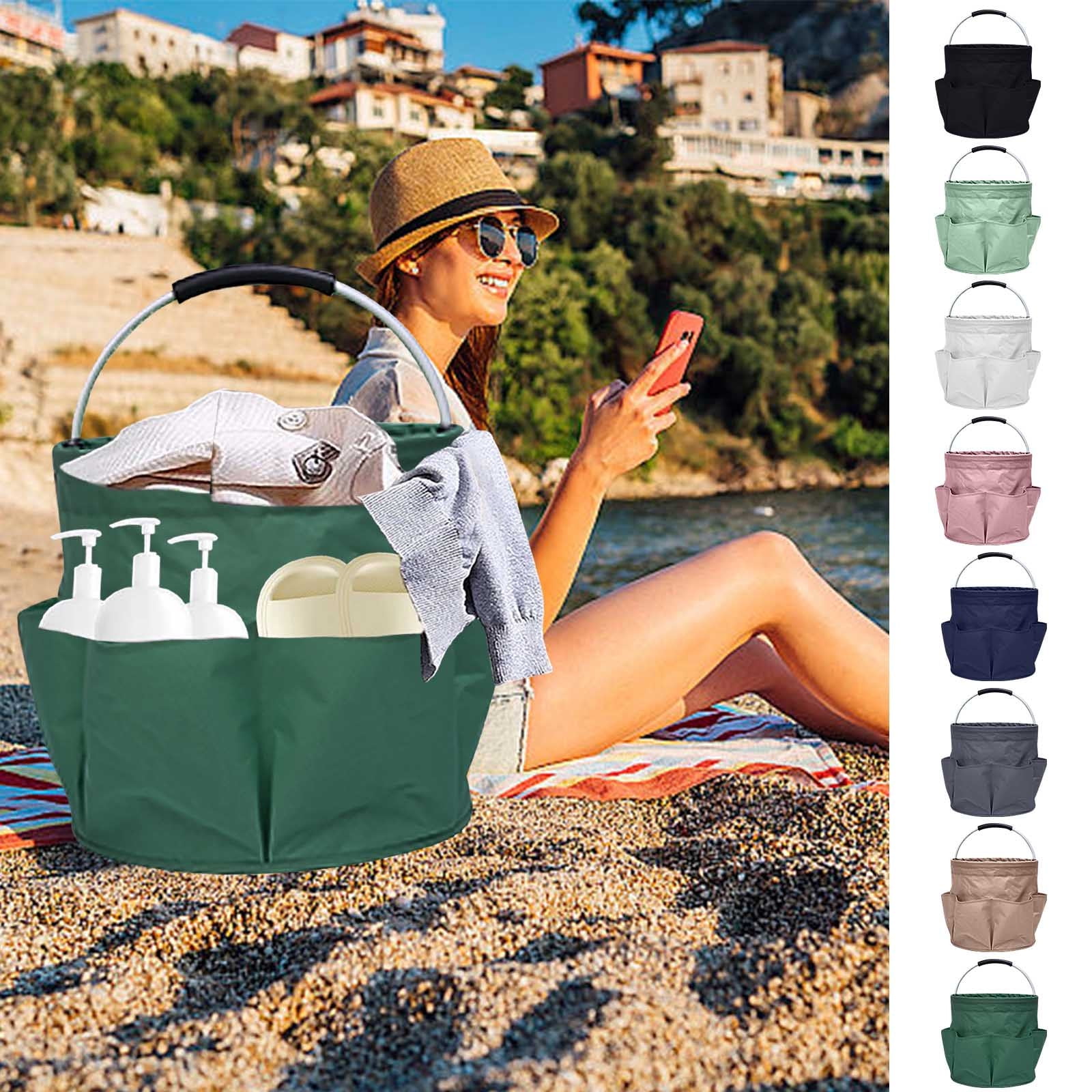 17L Cleaning Caddy Organizer with Handle Clearance, 11"*11" Cleaning Supply Caddy Foldable ...