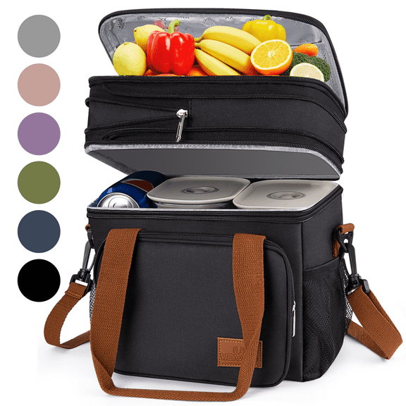 FORMRS Reusable Lunch Bag for Work School Leakproof Insulated Cooler ...