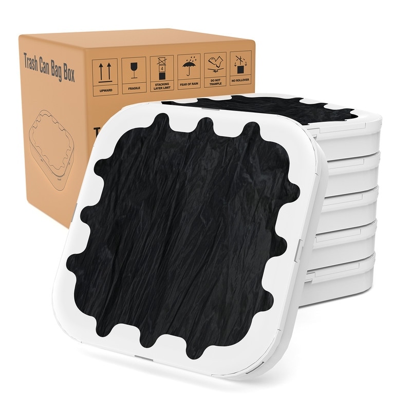 17L Intelligent Automatic Packing Trash Can, with Automatic Adsorption ...