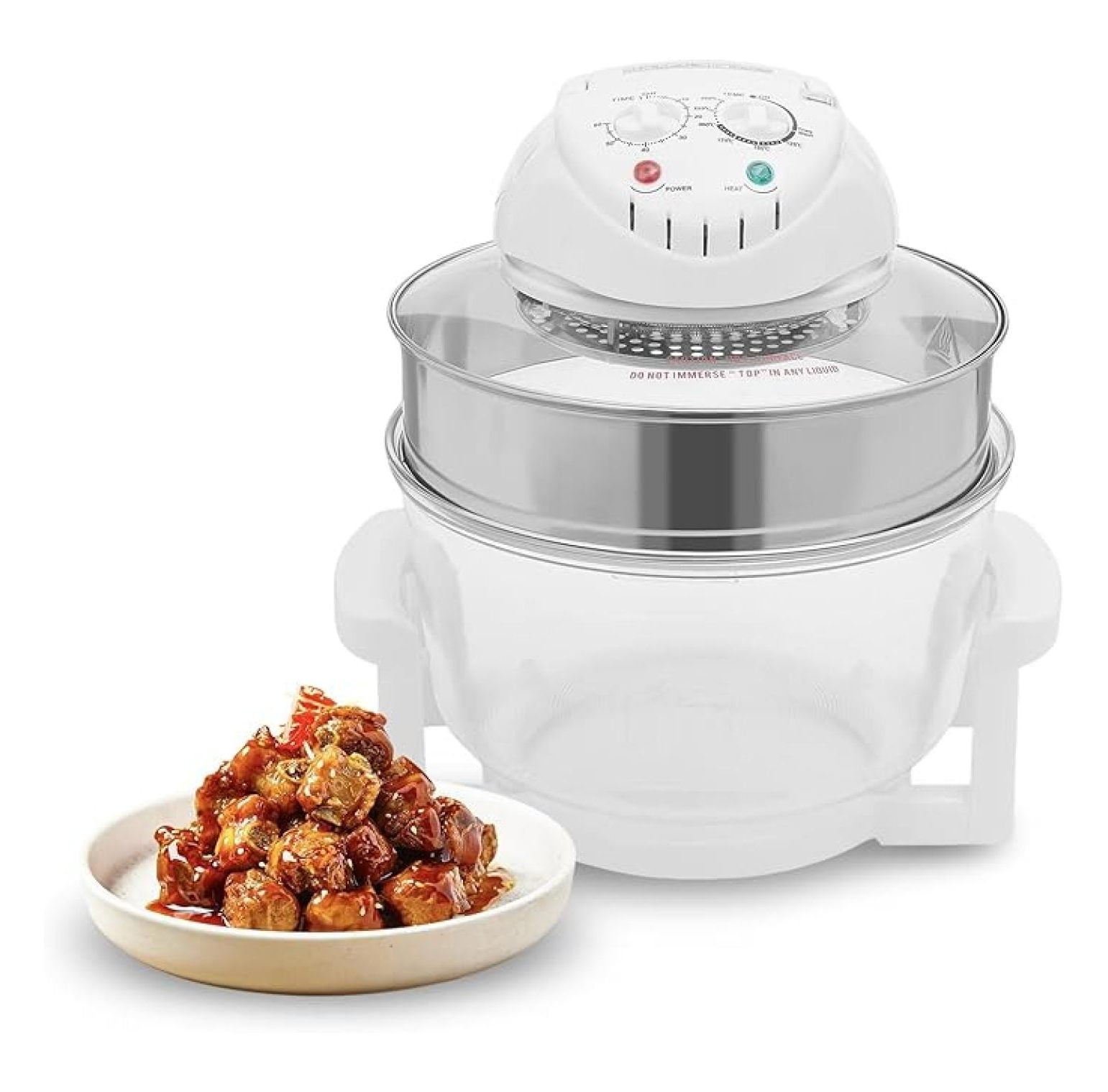 17L Turbo Air Fryer, Convection Oven, Oil-Less Electric Grill Roaster ...