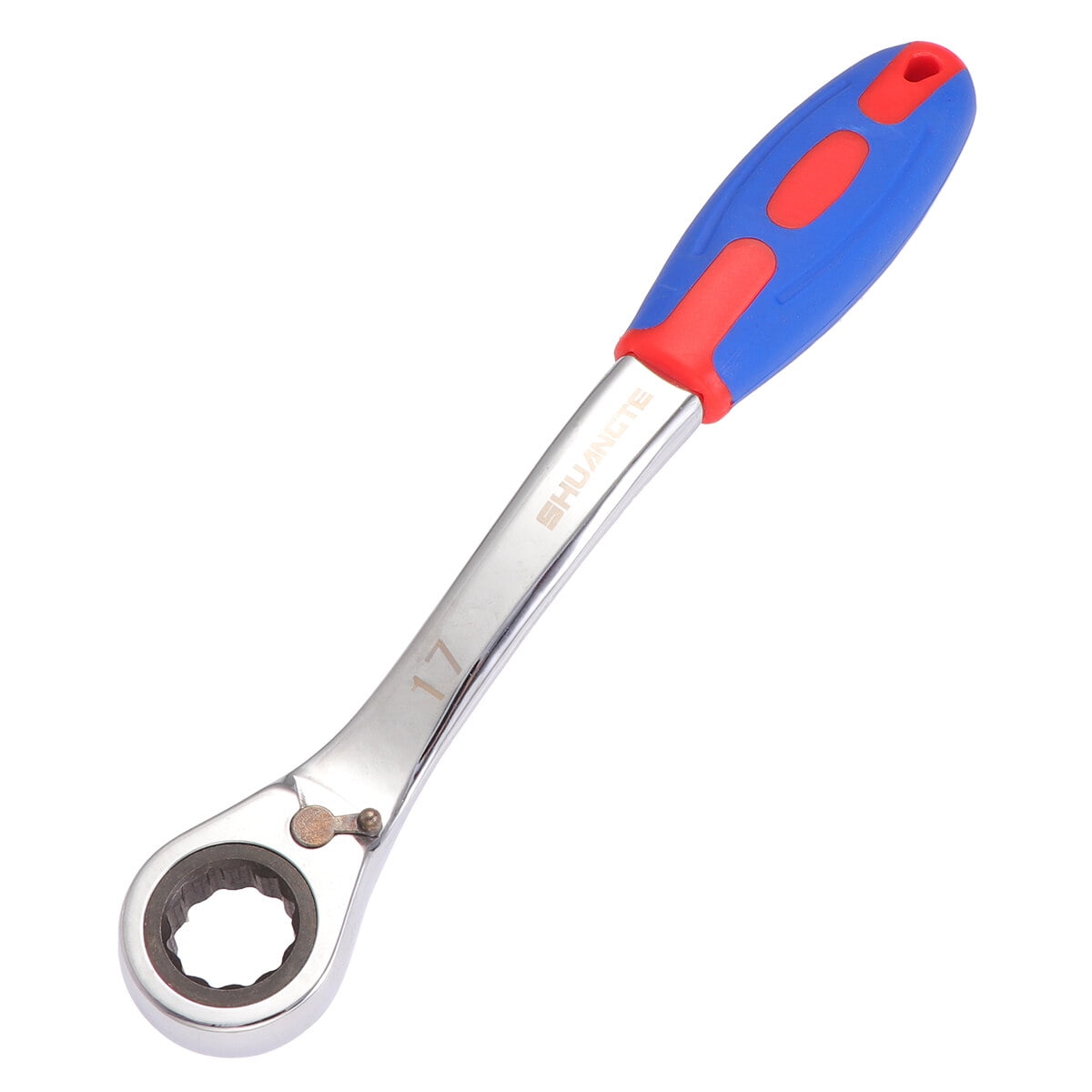 17MM Two-way Ratchet Quick-Release Easy to Use Tooth Round Head Ratchet ...