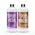 17OZ Epoxy Resin Kit，Newly Formulated Crystal Clear Epoxy Resin, Strong, Bubble-Free, Anti ...