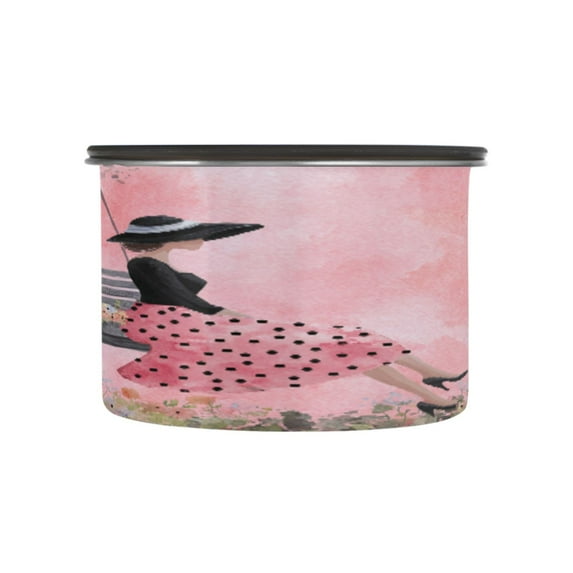 17OZ Food Storage Can - Keep Coffee Tea Flour & More Fresh - Ideal for ...