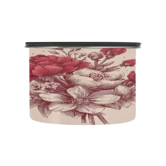 17OZ Food Storage Can - Keep Coffee Tea Flour & More Fresh - Ideal for ...