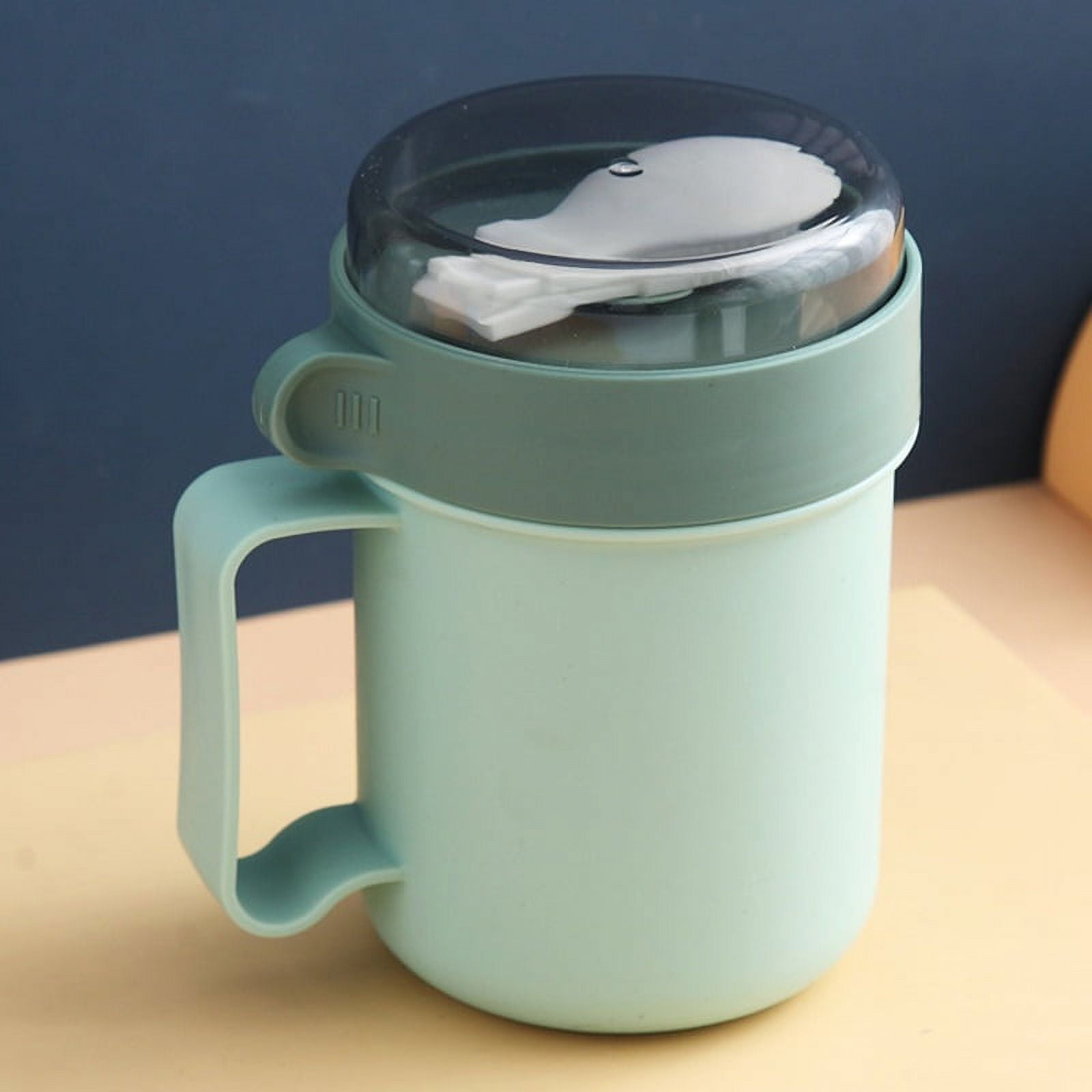 17Oz Oat Slide Water Cup,Breakfast Oatmeal Cup With Lid and Spoon Mug ...