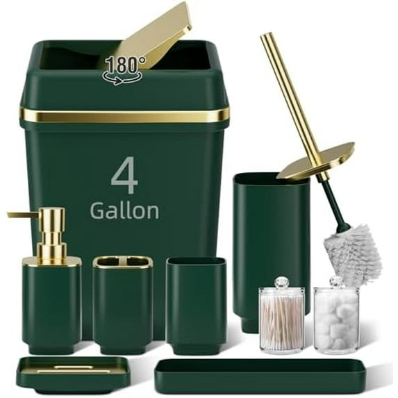 17PCS Bathroom Accessory Set Bathroom Set Beige Bathroom Accessories ...