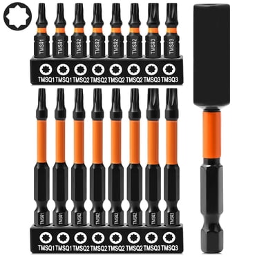 20Pcs Ball End Hex Head Allen Wrench Screwdriver Bit Set,1/4" Hex Shank ...