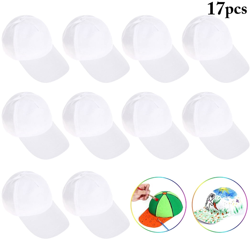 17PCS Baseball Cap Creative DIY Graffiti Running Cap Baseball Hat for ...