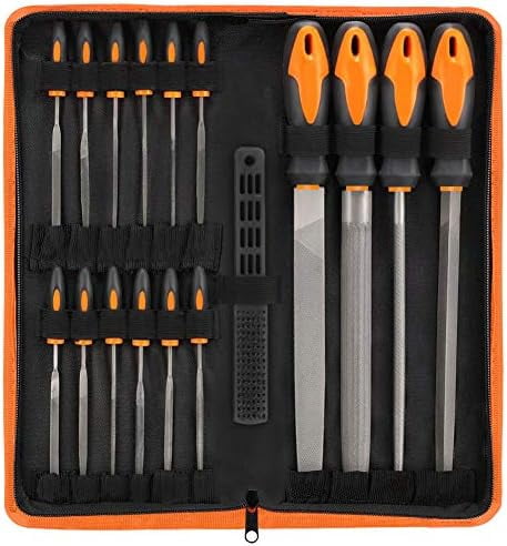 17Pcs File Tool Set with Carry Case,Premium Grade T12 Drop Forged Alloy ...