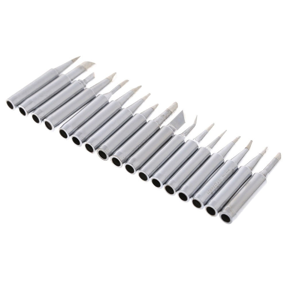 17Pcs Lead-Free Soldering Iron Tip 900M-T For HAKKO 936 YIHUA Soldering ...