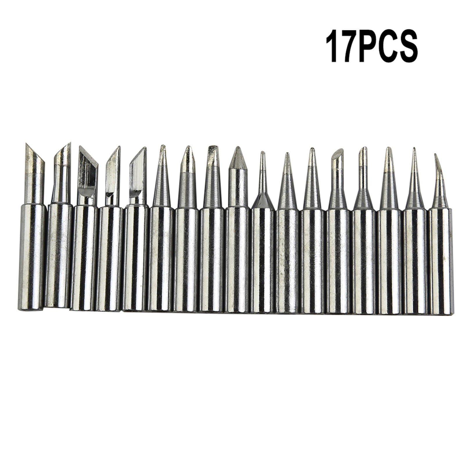 17Pcs Lead-Free Soldering Iron Tip 900M-T For Hakko 936 Soldering Station - Walmart.com