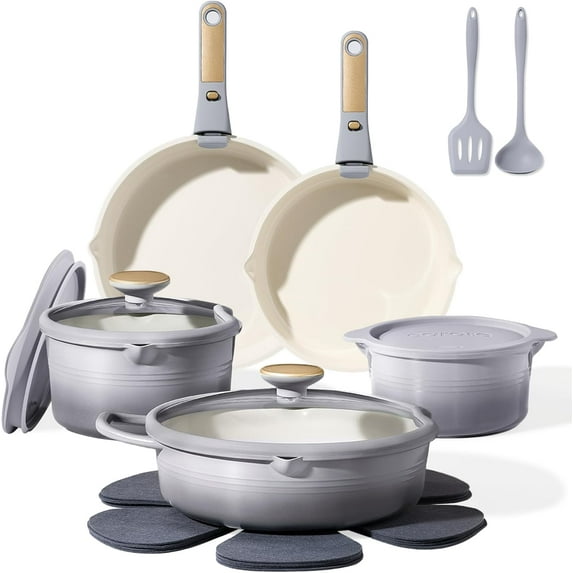 Titanium Cookware Set, Pots and Pans Set Non Stick, Kitchen Cooking Set ...