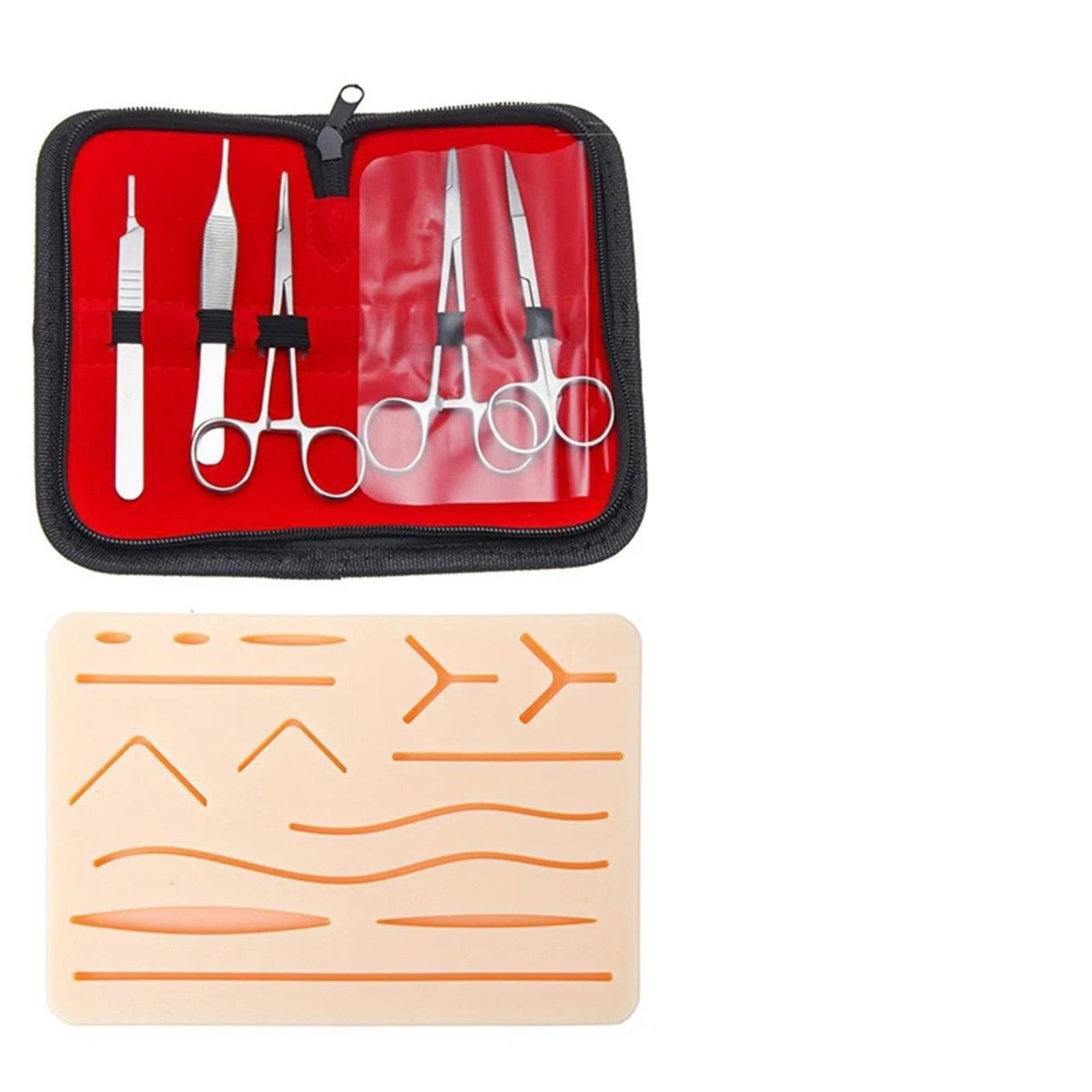17Pcs/set Skin Suture Kit, Medical Students Surgical Suture Practice ...