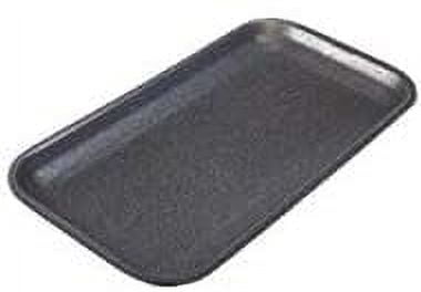17SBK(100PCS), 17S Black Foam Meat Trays - Walmart.com