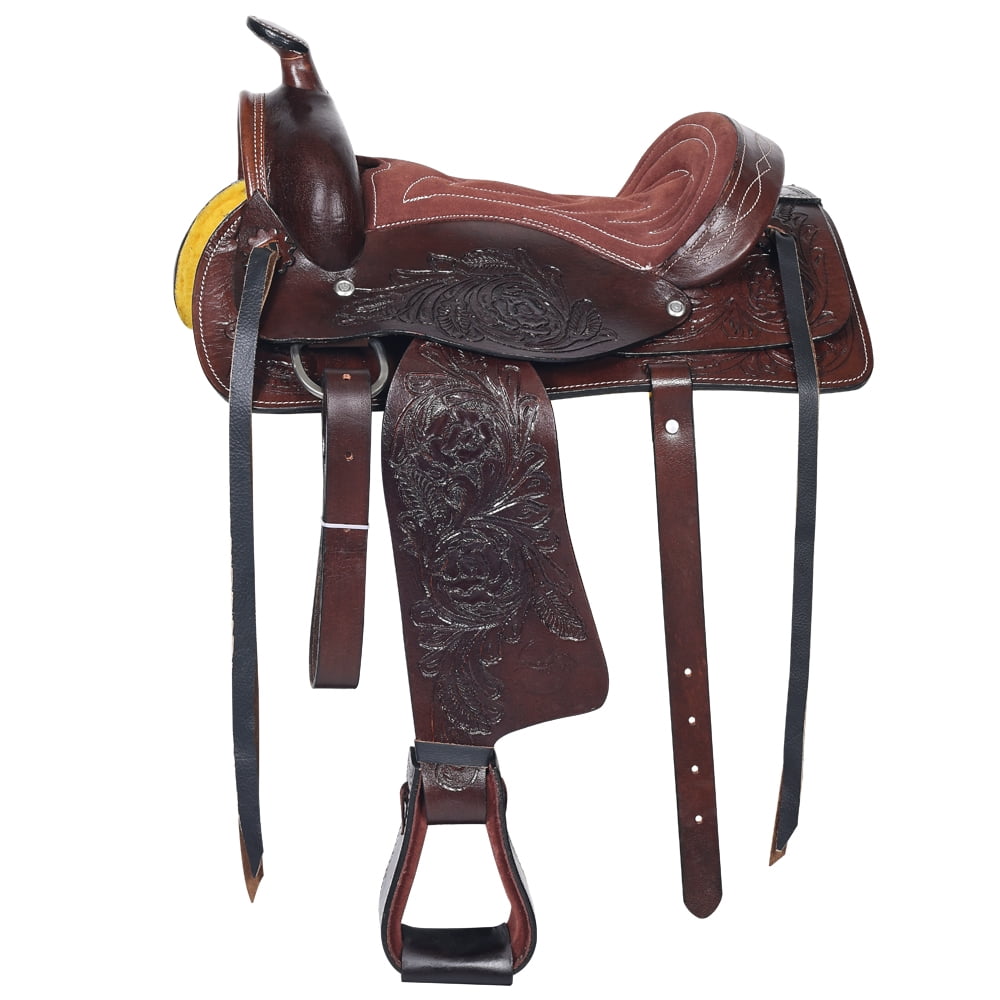 17SS 8 In Kids Youth Children Miniature Pony Saddle Leather Pleasure ...