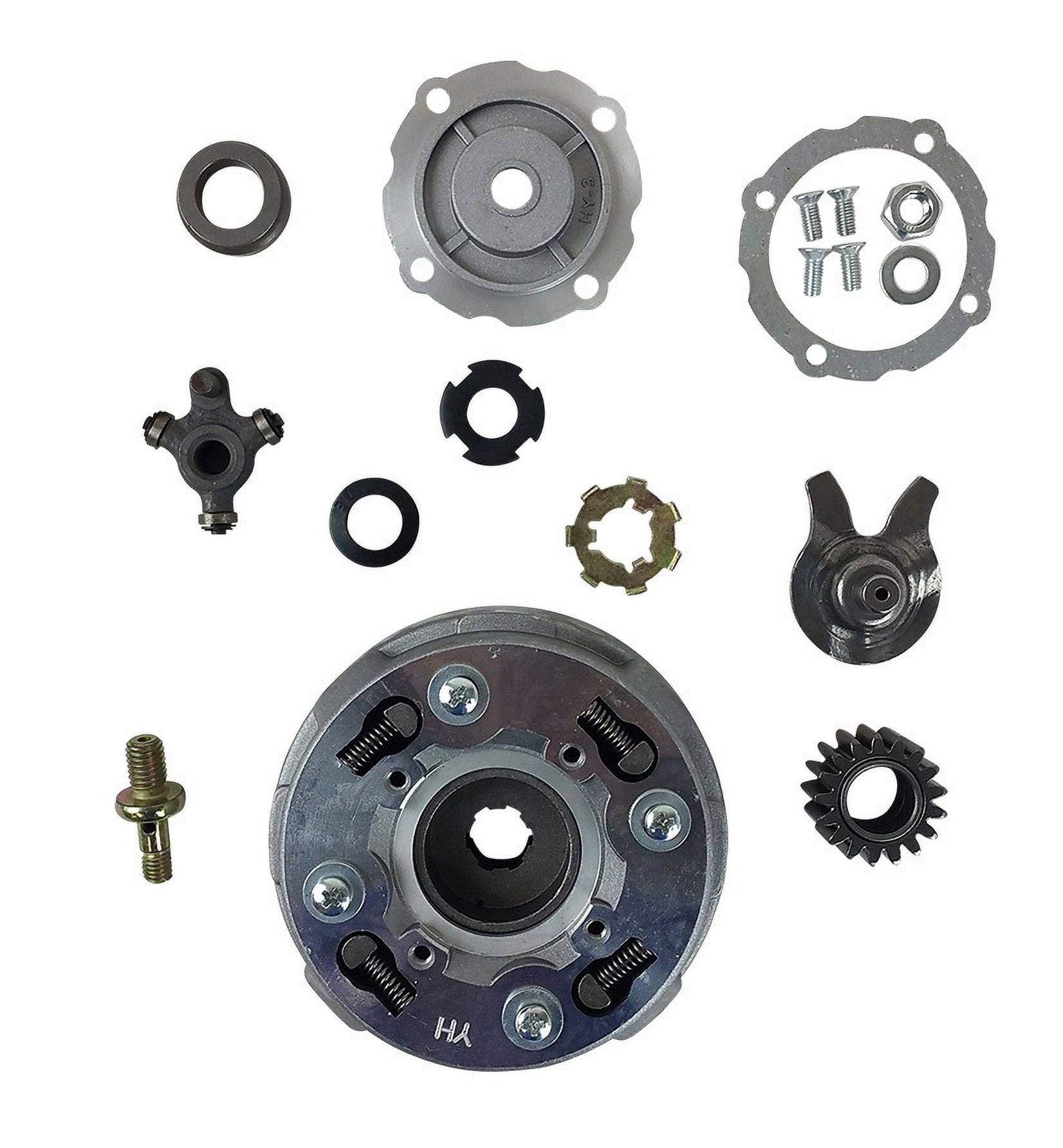 17T ATV CLUTCH ASSEMBLY SEMI AUTOMATIC 110cc 125cc CHINESE ATV HONDA ...
