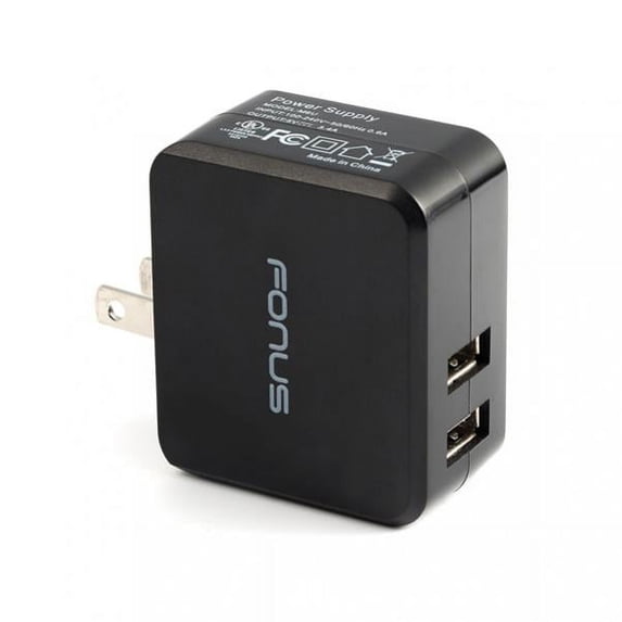 17W 3.4 Amp 2-Port Rapid USB Home Wall AC Charger Power Adapter Dual ...