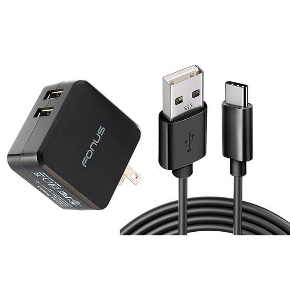 17W Home Charger for Samsung Galaxy A16 5G - 2-Port USB 3.4A Type-C ...