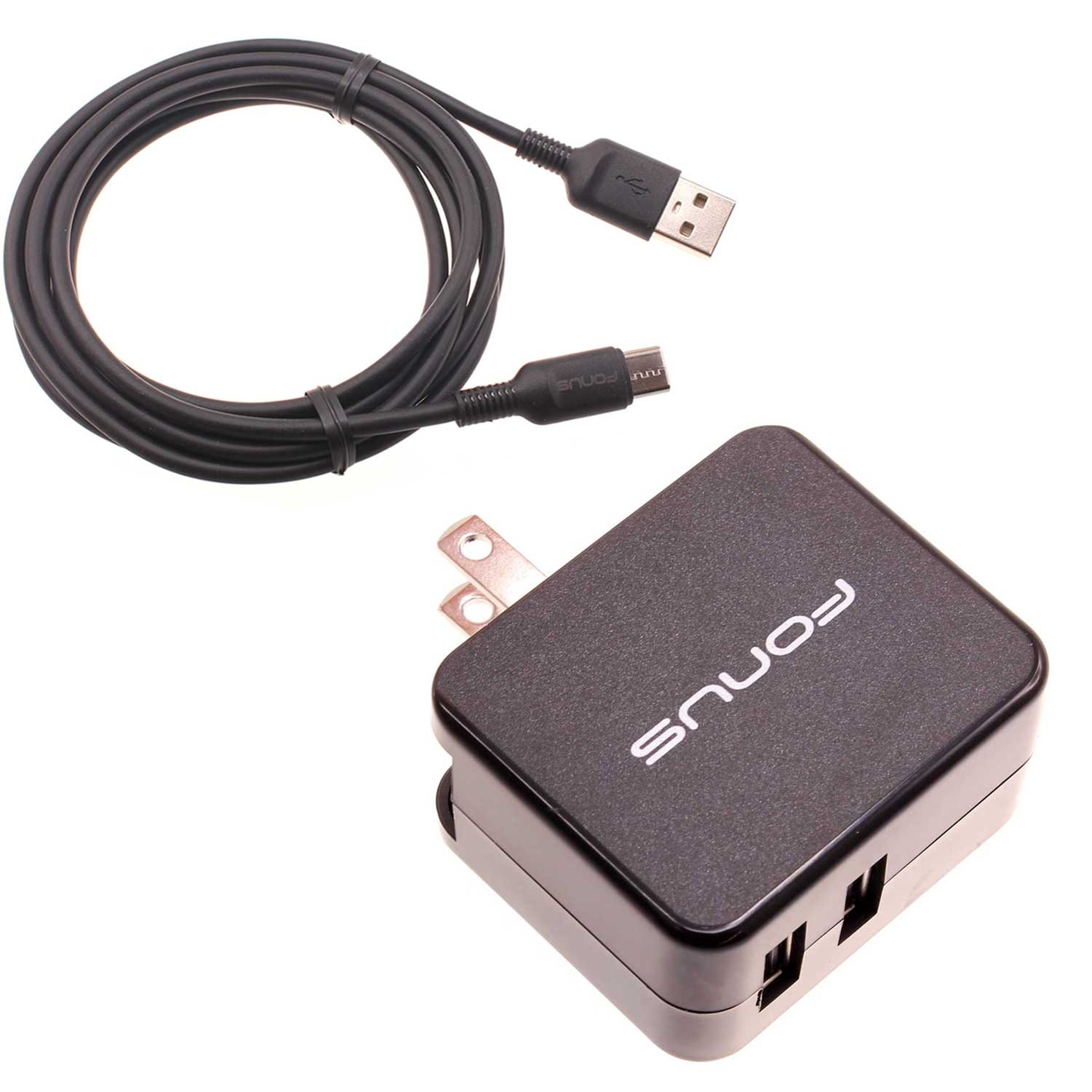 17W Home Charger for TCL 50 XE NXTPAPER 5G, TCL 50 XL 5G 2-Port USB 3 ...