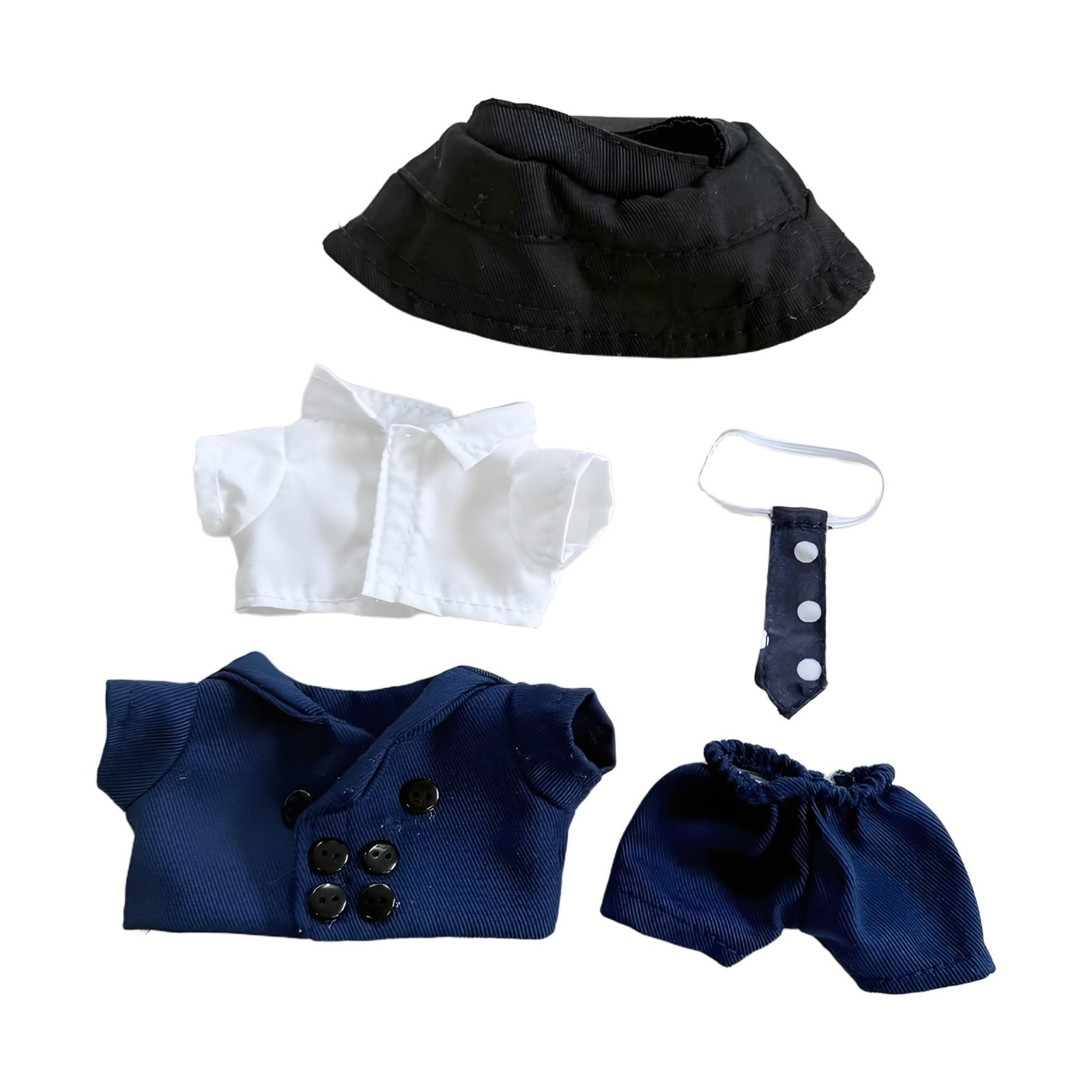 17cm Macaron Doll Charms Fashion Outfit Set Mini Clothes Decorations ...