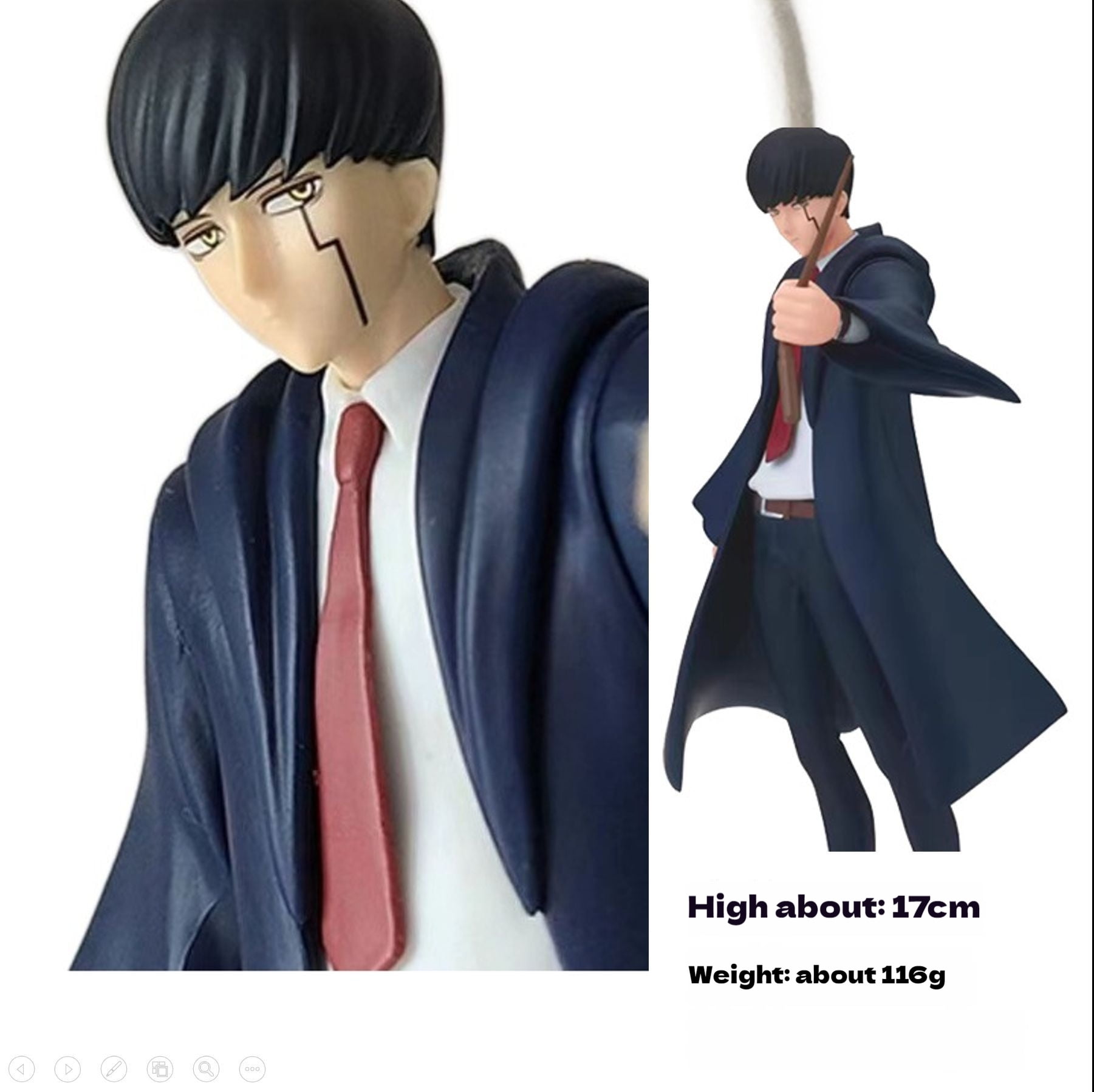 17cm Mashle: Magic And Muscles Anime Figure Character Handheld Desktop ...