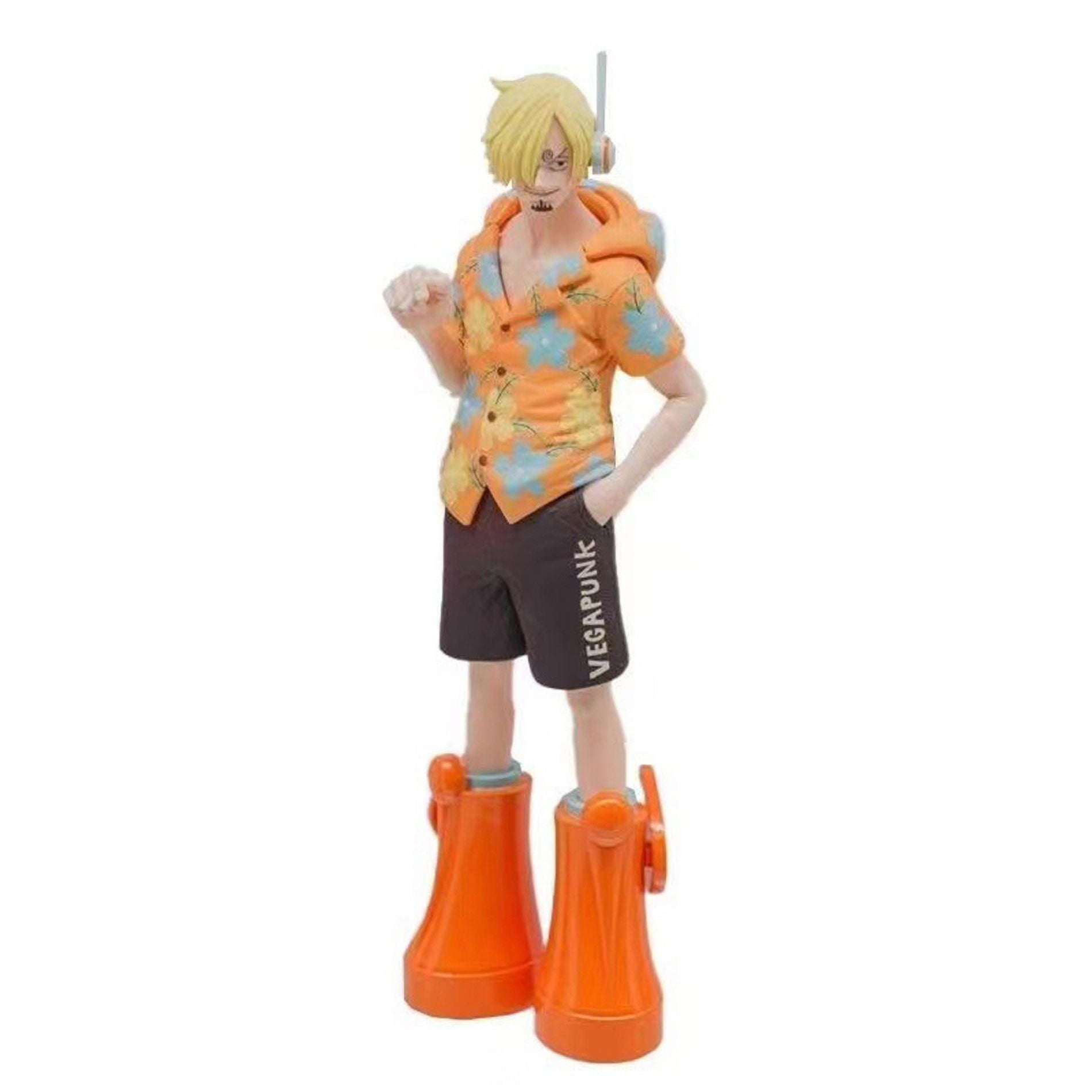 17cm One Piece Luffy Anime Figures Monkey D. Luffy Egg Head Island ...