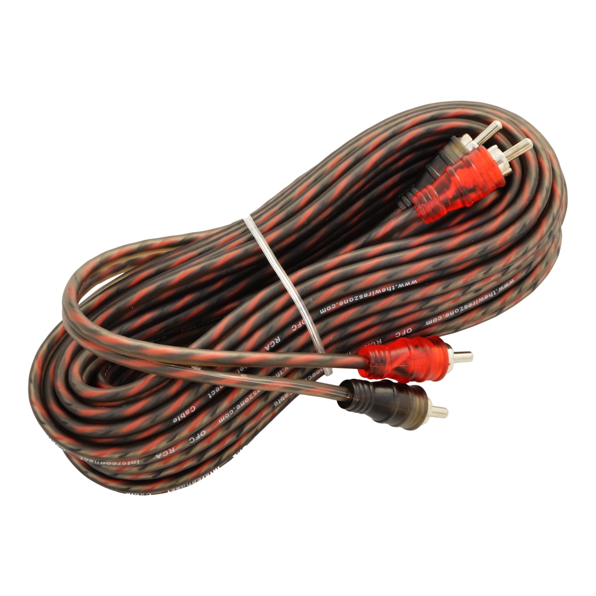 17ft 2-Channels Male-to-Male Twisted Pair OFC RCA Interconnect Cable ...