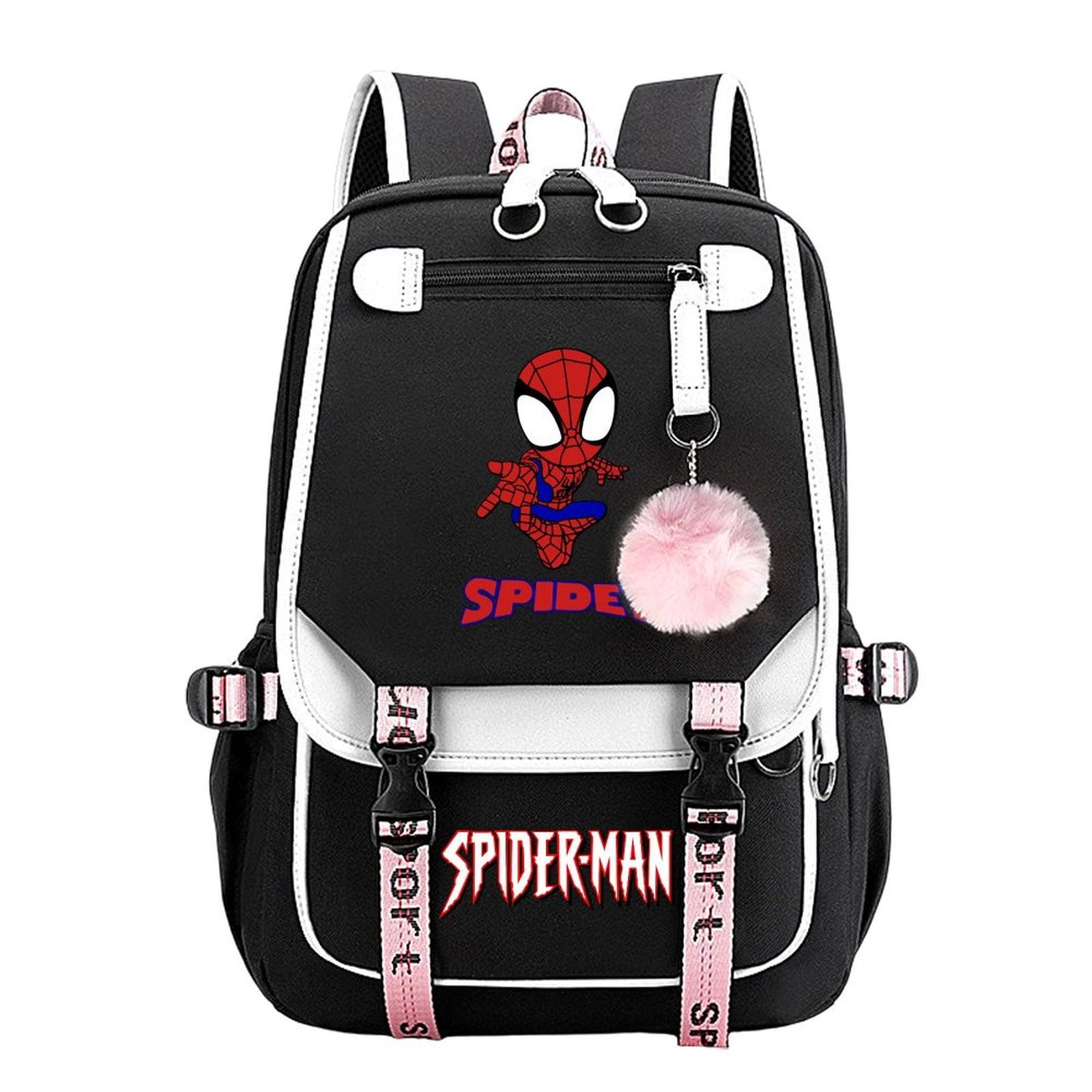 17in Adorable Spiderman Backpack Lightweight Superhero Laptop Shoulders ...