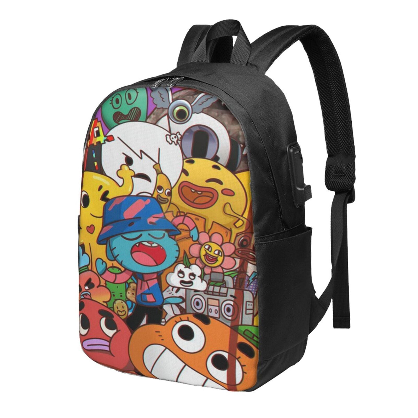 17in Amazing World Of Gumball Backpack with Usb Charging Port Backpacks ...